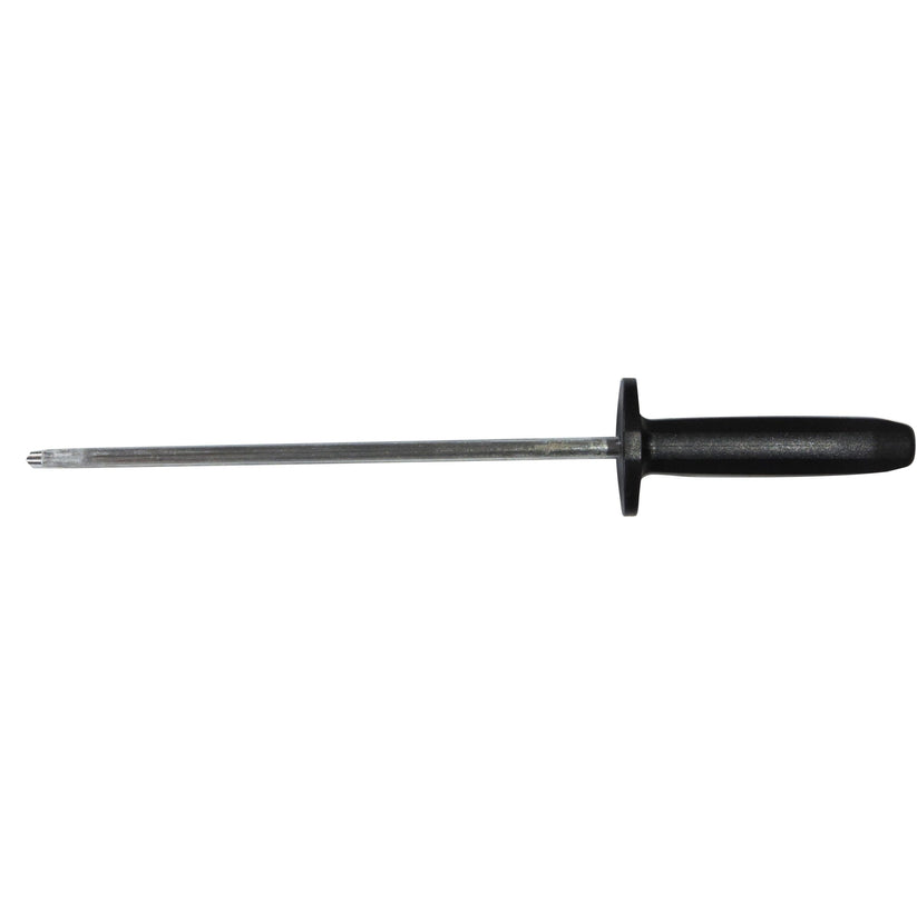SICUT Sharpening Steel - Medium Cut - 10" Honing Rod - Black Handle ...